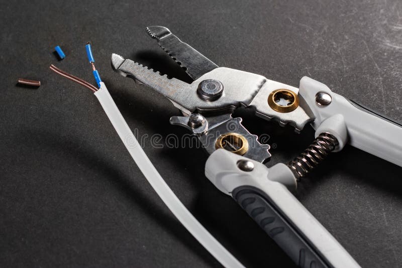 Tool for wire end ferrules stock photo. Image of industry - 42317954