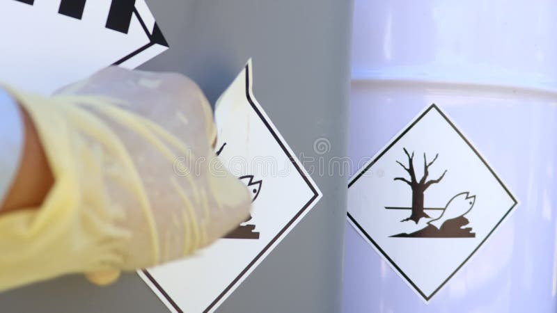 Removing labels stock footage. Video of chemical, label - 228440376