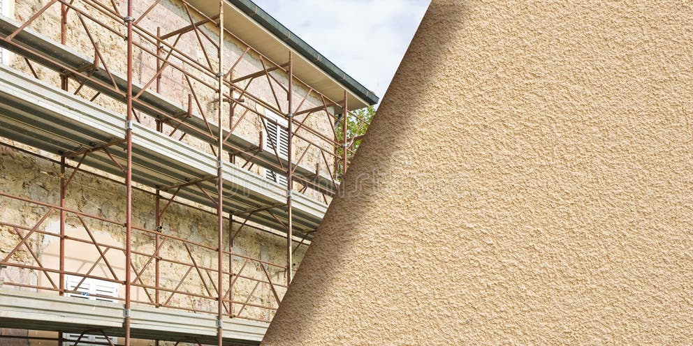 REMOVING OLD PLASTER from a STONE and BRICK WALL and Replacement with ...