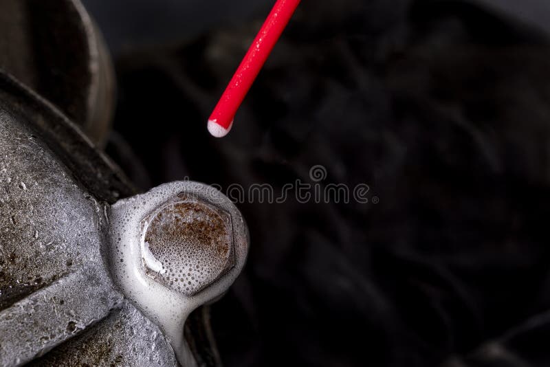 Removing a Seized and Rusty with a Chemical Agent. Minor Repair Work on ...