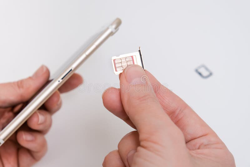 Removing a Sim Card Out of a Smartphone, Replacing Simcard and Changing ...