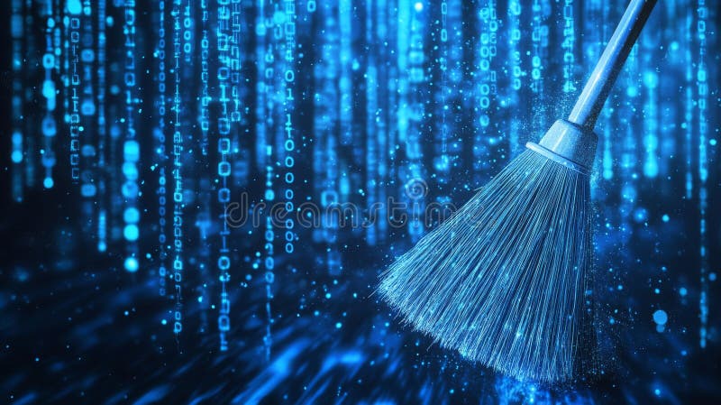 Removing Unneeded Files and Data, Representing Digital Waste Management ...