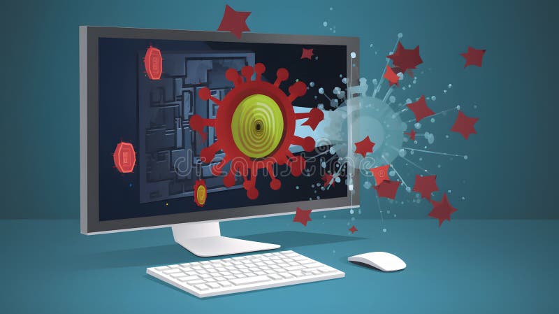 Removing Viruses and Malware from a Computer Two Generative AI Stock ...