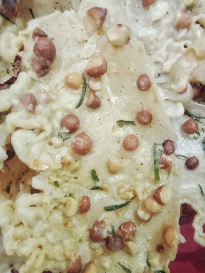 Rempeyek/peanut Cracker..a Typical Javanese Snack Made from Flour and ...