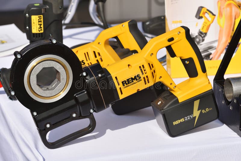 Rems power tools editorial stock photo. Image of plumber - 146554673