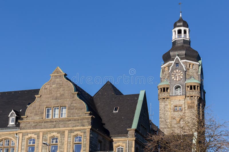 Remscheid townhall germany stock photo. Image of country - 81689118