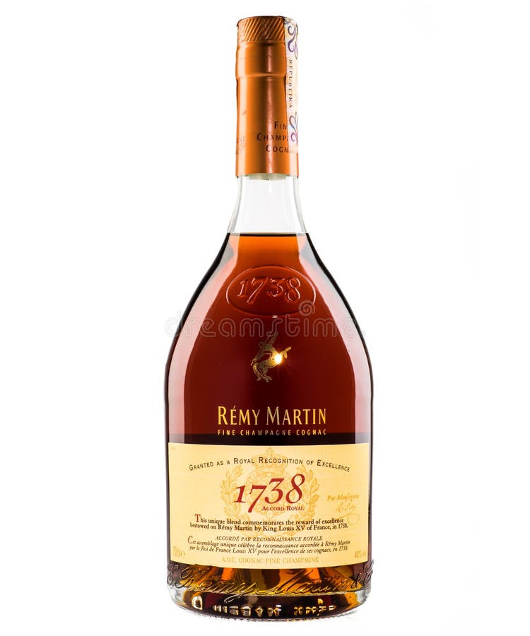 Remy martin 1738 cognac editorial photography. Image of martin - 85986607