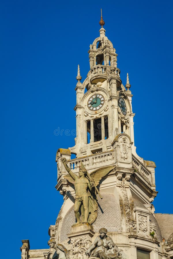 Renaissance Building with Tower Editorial Stock Photo - Image of ...