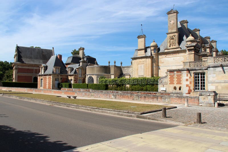 Renaissance Castle in Anet - France Stock Photo - Image of building ...