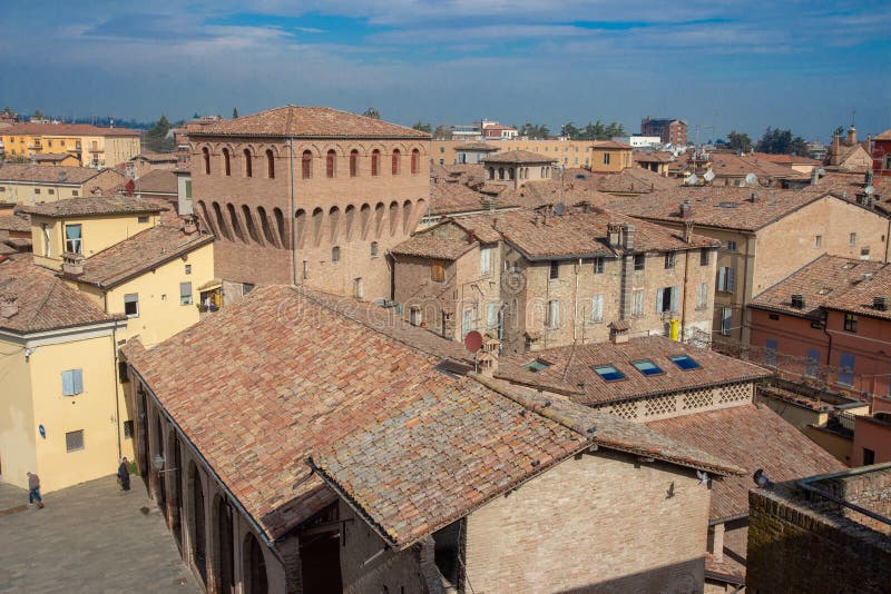 Renaissance Castle of Vignola Modena Italy Stock Image - Image of italy ...