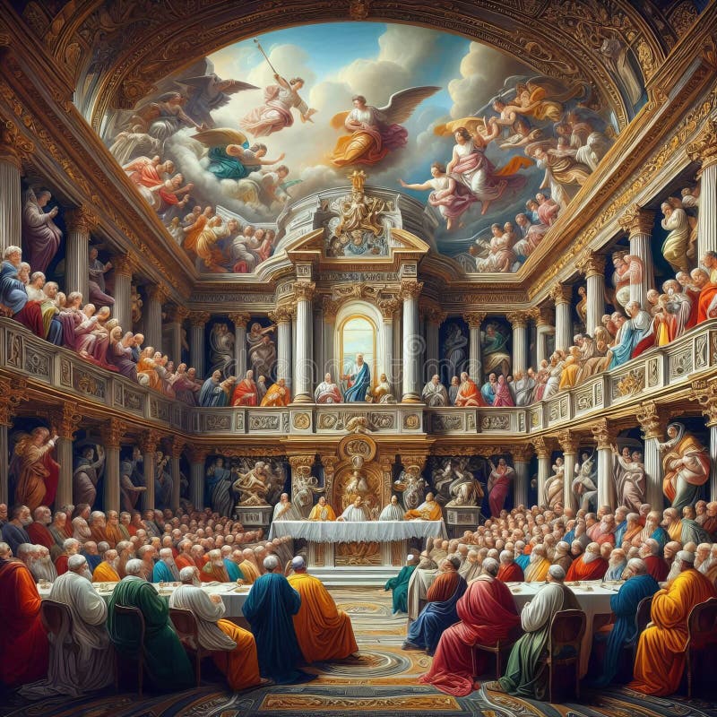 Renaissance Classical Revival a Renaissance Inspired Representat Stock ...