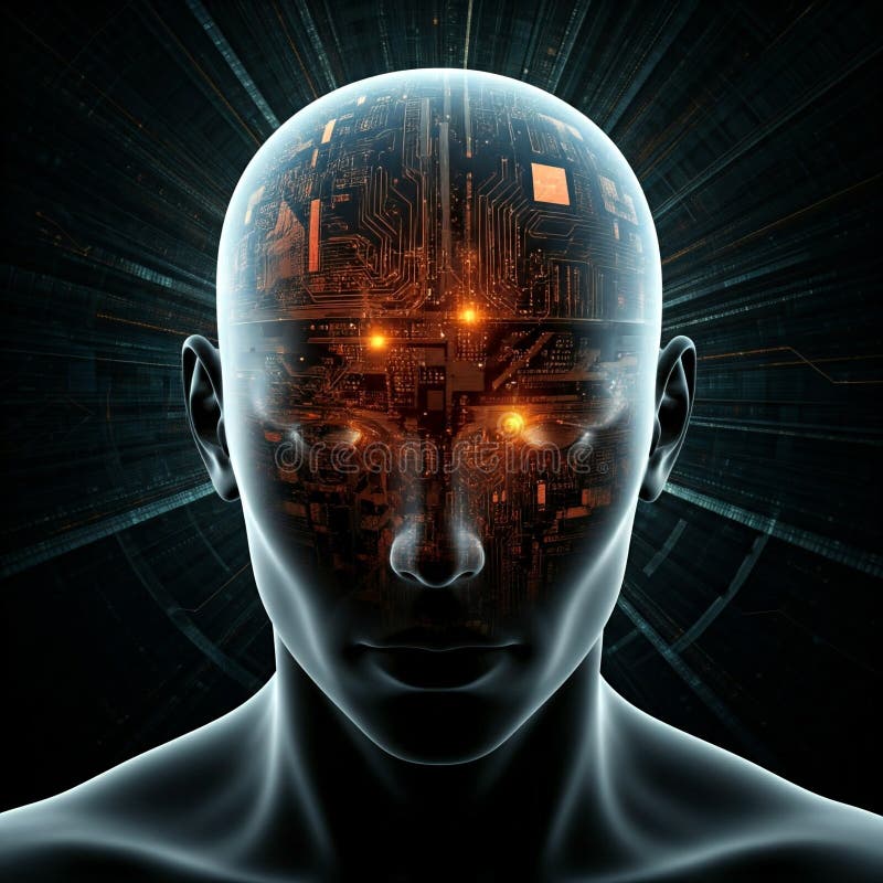 A Visual Icon Celebrating the Fusion of Man and Machine, Representing a ...