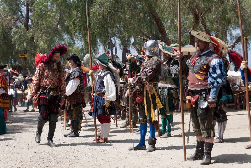 Renaissance Fair Parade Swordsman Editorial Stock Image - Image of ...