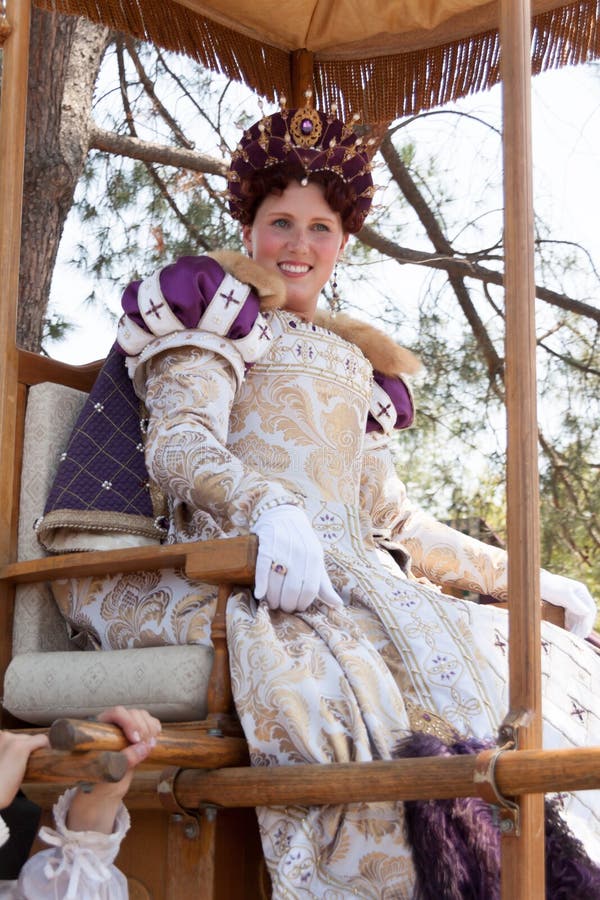 Renaissance Faire Queen S Procession Editorial Photo - Image of ...