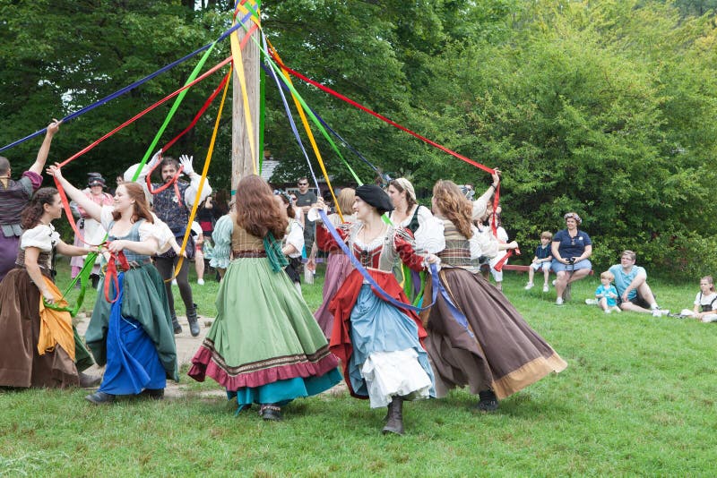 Renaissance Faire Upstate New York, Traditional Dance Editorial Photo ... Renaissance Faire Upstate New York, Traditional Dance Editorial Photo ...