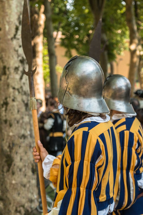 Renaissance Guard-house with Helmet Stock Image - Image of castle ...