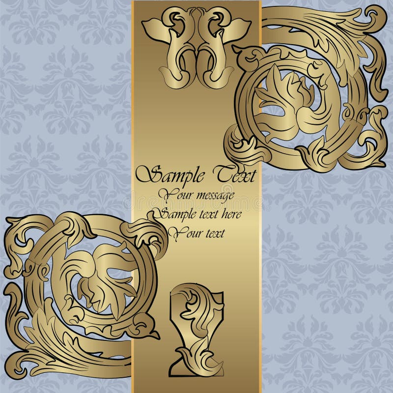 Renaissance Royal Classic Ornament Stock Vector - Illustration of ...
