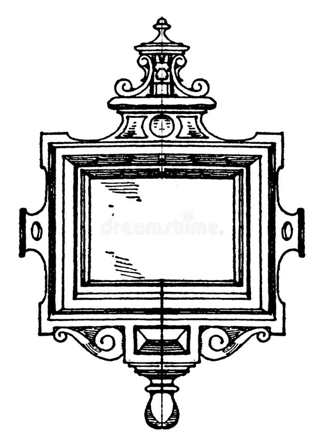 Renaissance Strap-Work Frame Was Made during the 17th Century, Vintage ...