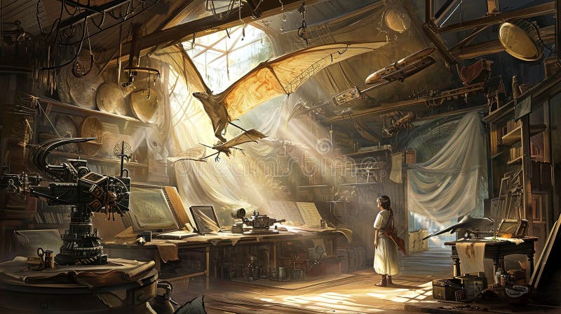 Renaissance Workshop stock illustration. Illustration of ...