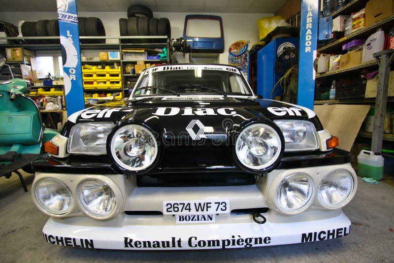 Renault 5 Elf Diac editorial photo. Image of drive, automobile - 22975596