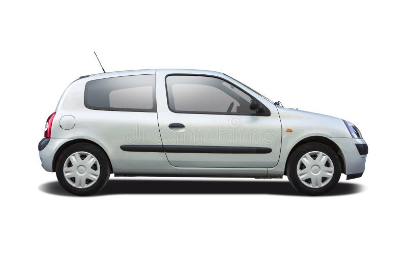 Renault Clio Isolated on White Stock Image - Image of view, isolated ...