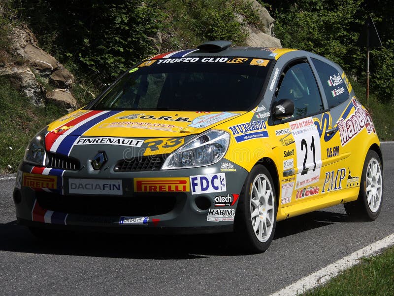 Renault Clio Rally-auto redactionele foto. Image of beste - 69901151