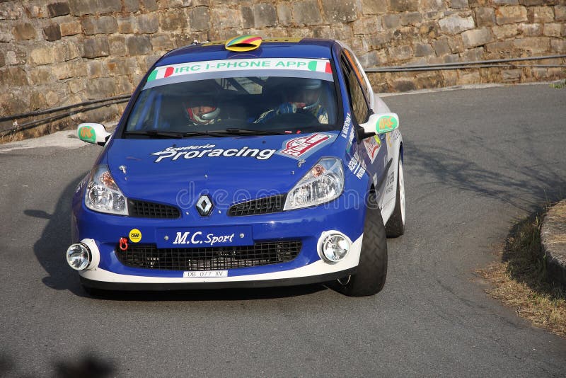 Renault Clio rally car editorial image. Image of special - 69949890