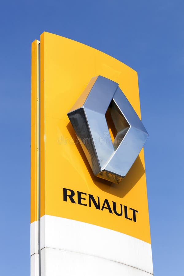 Renault-embleem Op Een Paneel Redactionele Stock Foto - Image of ...