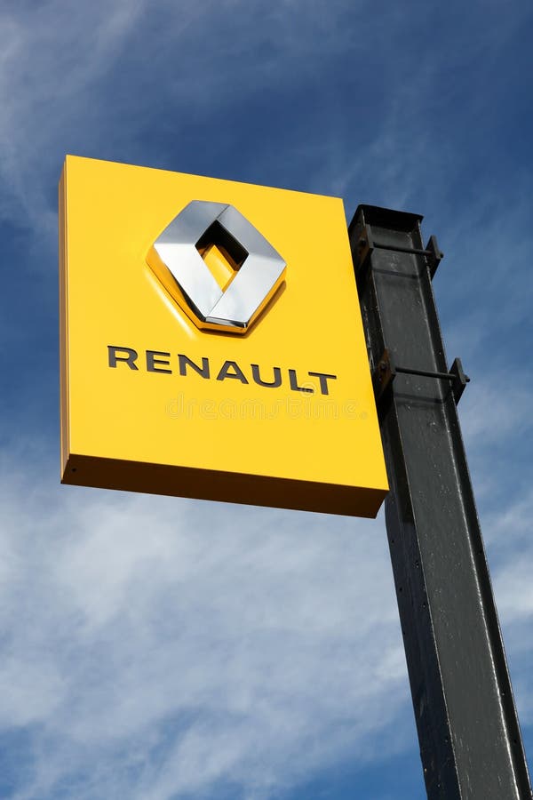 Renault-embleem Op Een Paneel Redactionele Stock Foto - Image of ...