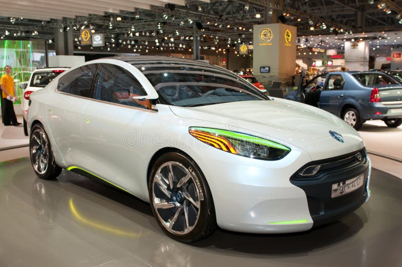 Renault Fluence VE Concept Car Editorial Stock Image - Image of ...