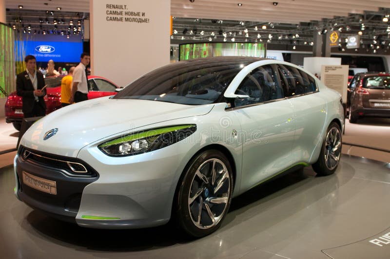 Renault Fluence VE Concept Car Editorial Stock Photo - Image of ...