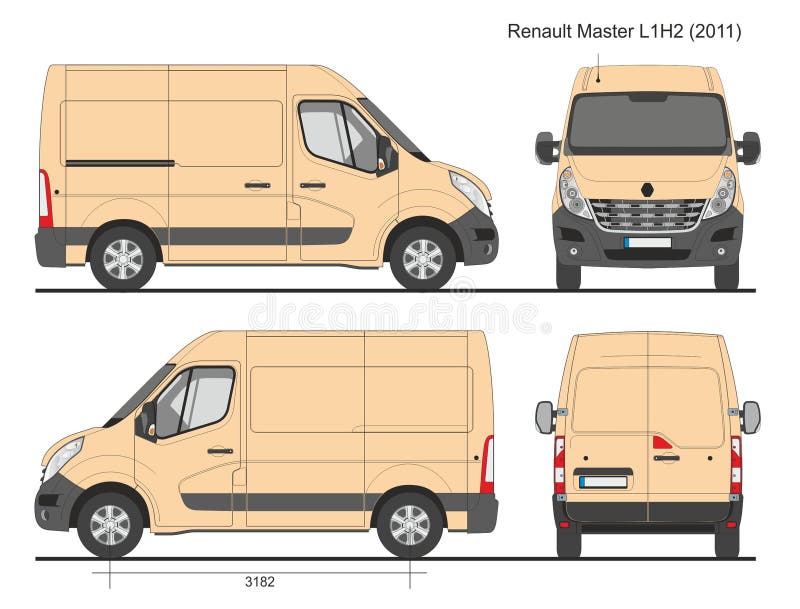 Renault Master Van Vector Ilustraciones Stock, Vectores, Y Clipart – (9 ...