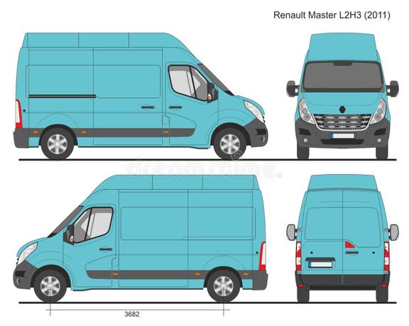 Renault Master Van Stock Illustrations – 51 Renault Master Van Stock ...
