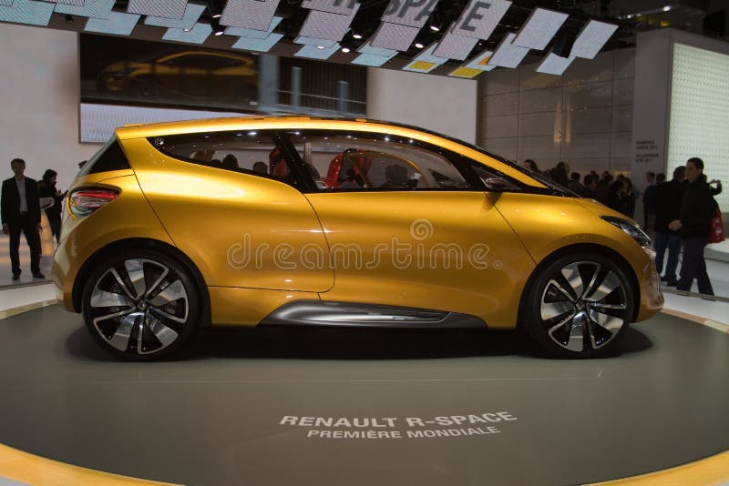 Renault R-Space Concept - Geneva Motor Show 2011 Editorial Photography ...