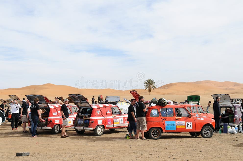Renault Raid L4 Trophy Morocco 2 Editorial Stock Image - Image of ...