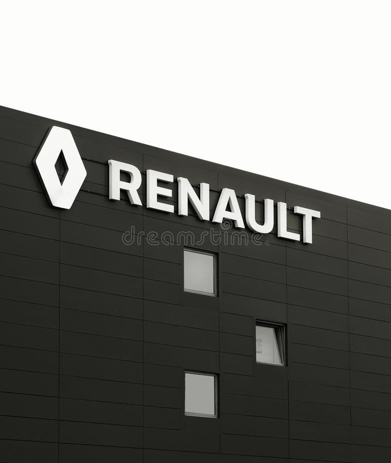 Renault Sign on Factory Facade Editorial Stock Image - Image of ...