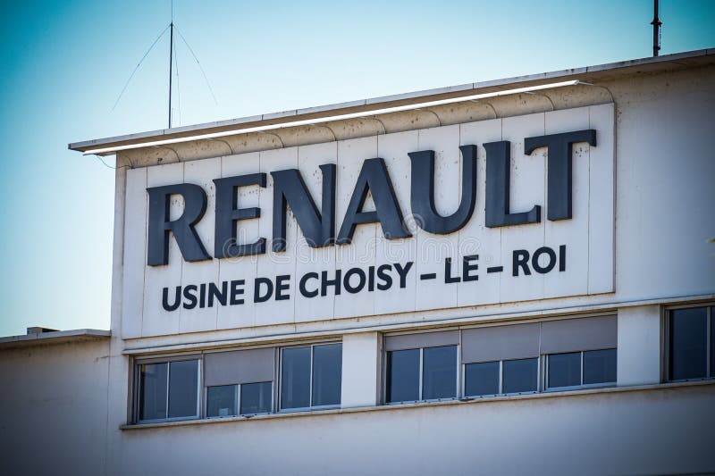 Renault signboard editorial photography. Image of industry - 184687802