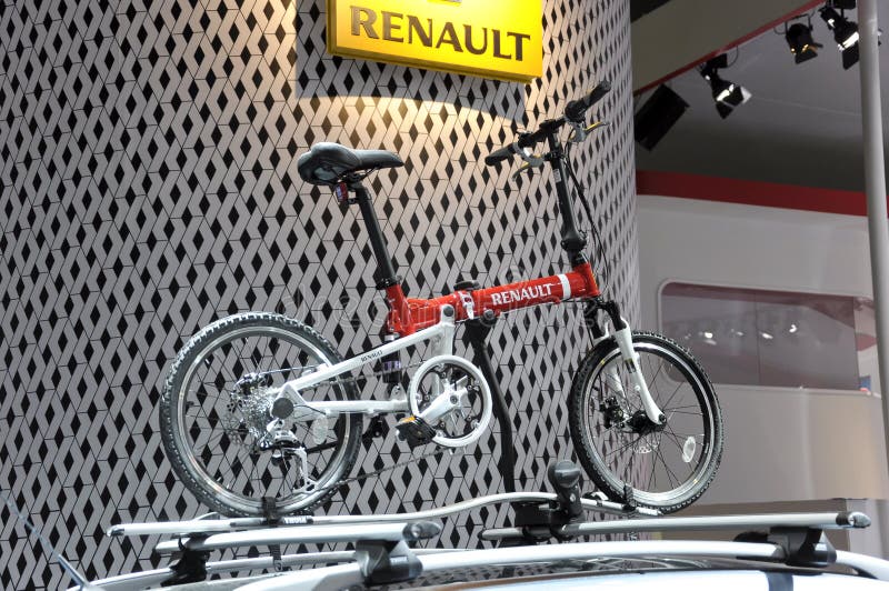 Renault Small Sport Bicycle Editorial Stock Photo - Image of auto ...