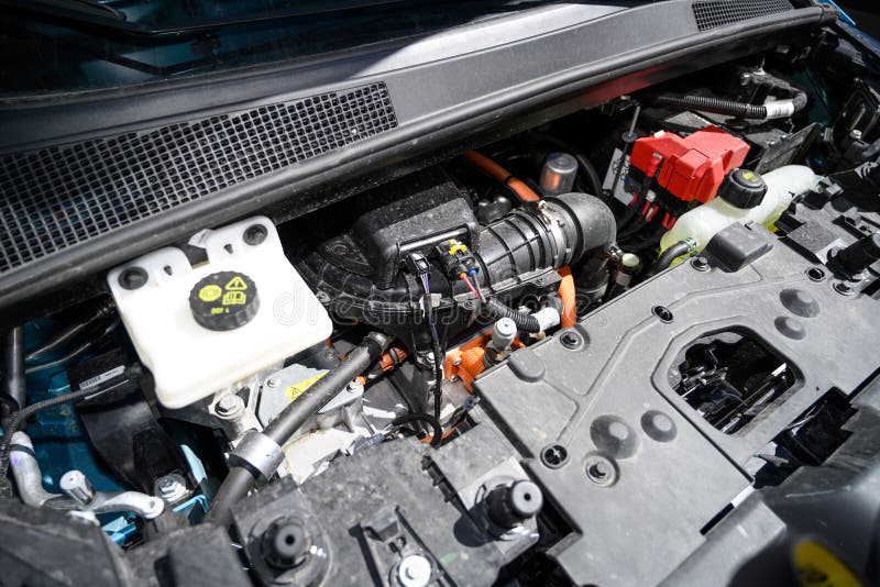 Renault ZOE Eclectric Motor Components Editorial Stock Photo - Image of ...