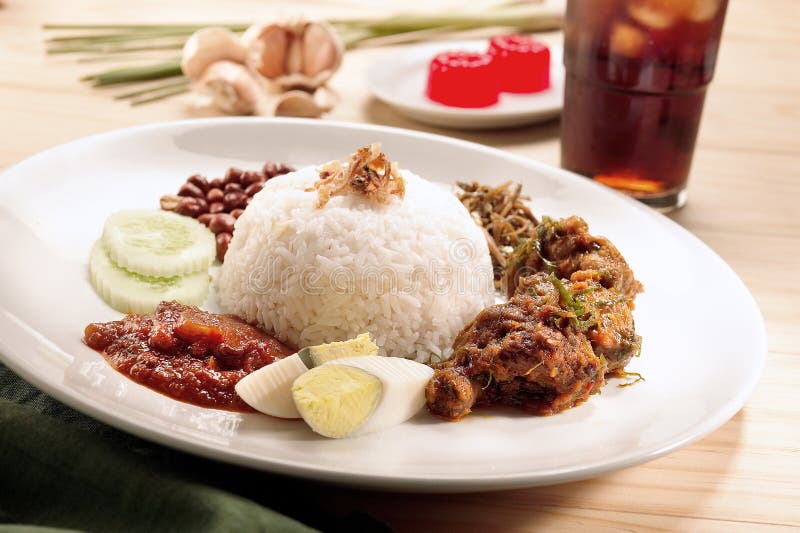 Rendang Chicken set stock photo. Image of fresh, culture - 25870110