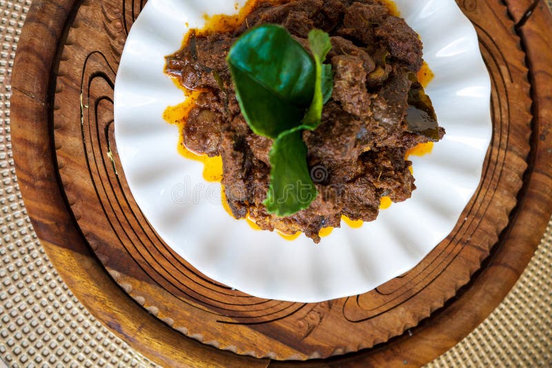 Rendang Daging or Beef Rendang. Traditional Dish Usually Served during ...