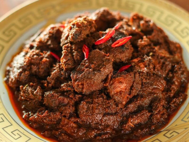 Rendang Sapi stock image. Image of sapi, breakfast, adalah - 209539859
