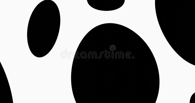 Render with Abstract Black Ellipses on Black Background Stock Footage ...