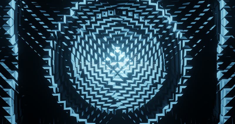 Render with Abstract Blue and Black Triangles Surface Stock ...