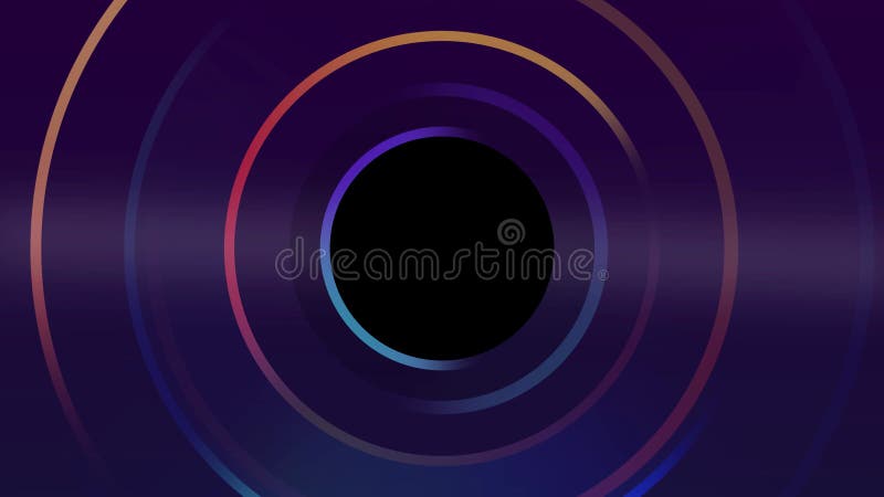 Render of an Abstract Vinyl Record or a Compact Disc. Endless Circle ...