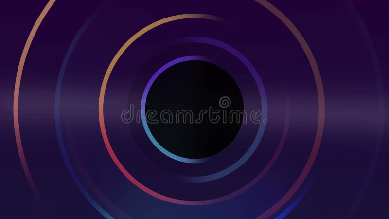 Render of an Abstract Vinyl Record or a Compact Disc. Endless Circle ...