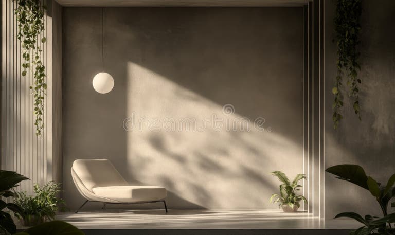 Render a Basic Lounge and Living Room Interior Scene with a Natural ...