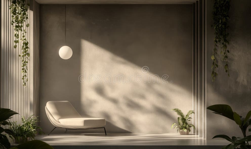 Render a Basic Lounge and Living Room Interior Scene with a Natural ...