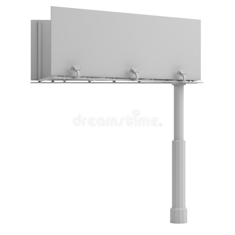 Render of billboard stock illustration. Illustration of bill - 36555655