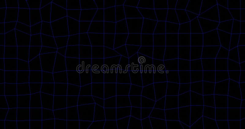 Render of Blue Curved Mesh on Black Background Stock Footage - Video of ...